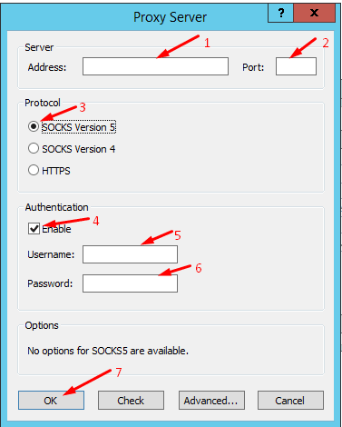 Hướng dẫn cài đặt Proxifier để kết nối Proxy Socks5 trên máy chủ Windows