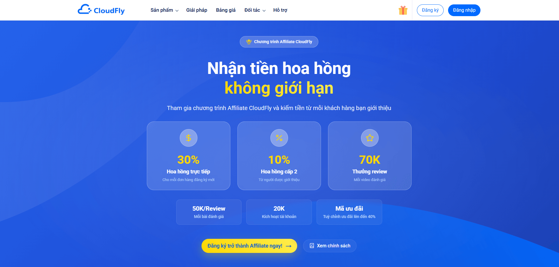Chương Trình Affiliate CloudFly - Kiếm Tiền Hiệu Quả | CloudFly